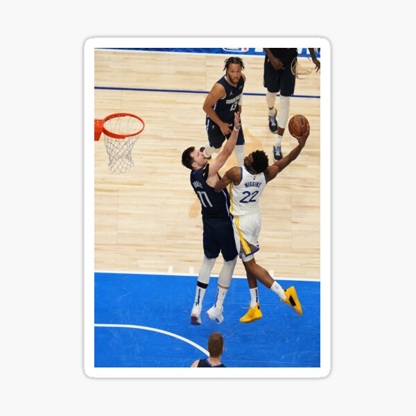 "Andrew Wiggins dunk" Sticker by Powliny | Redbubble