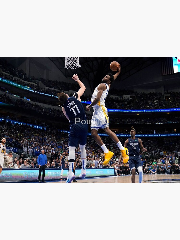 "Andrew Wiggins dunk" Sticker by Powliny | Redbubble