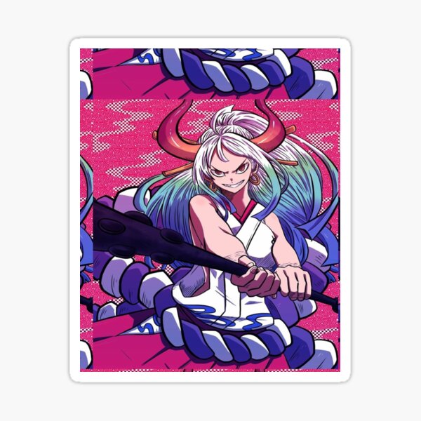 "Yamato One Piece" Sticker for Sale by MarciaLabadie | Redbubble