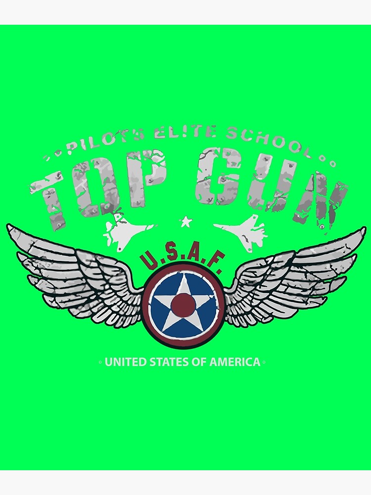 "Top Gun Merch Pilot Wing Shirt" Poster for Sale by stacycathypp4 ...