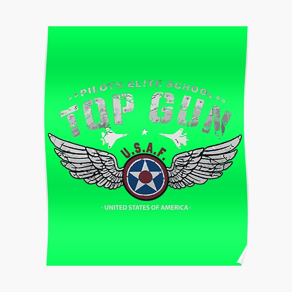 "Top Gun Merch Pilot Wing Shirt" Poster for Sale by stacycathypp4 ...