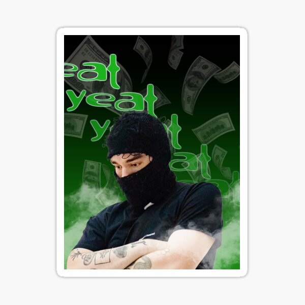 "Yeat Money" Sticker for Sale by NewGennDesigns | Redbubble