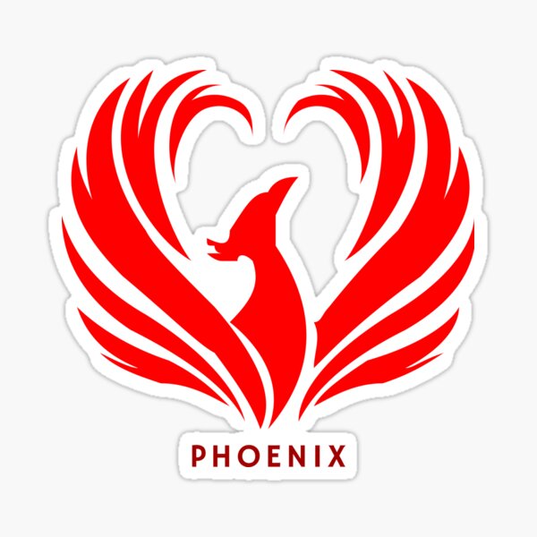 "PHOENIX " Sticker for Sale by Scopestor | Redbubble