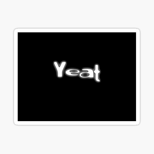 "Yeat " Sticker for Sale by NewGennDesigns | Redbubble