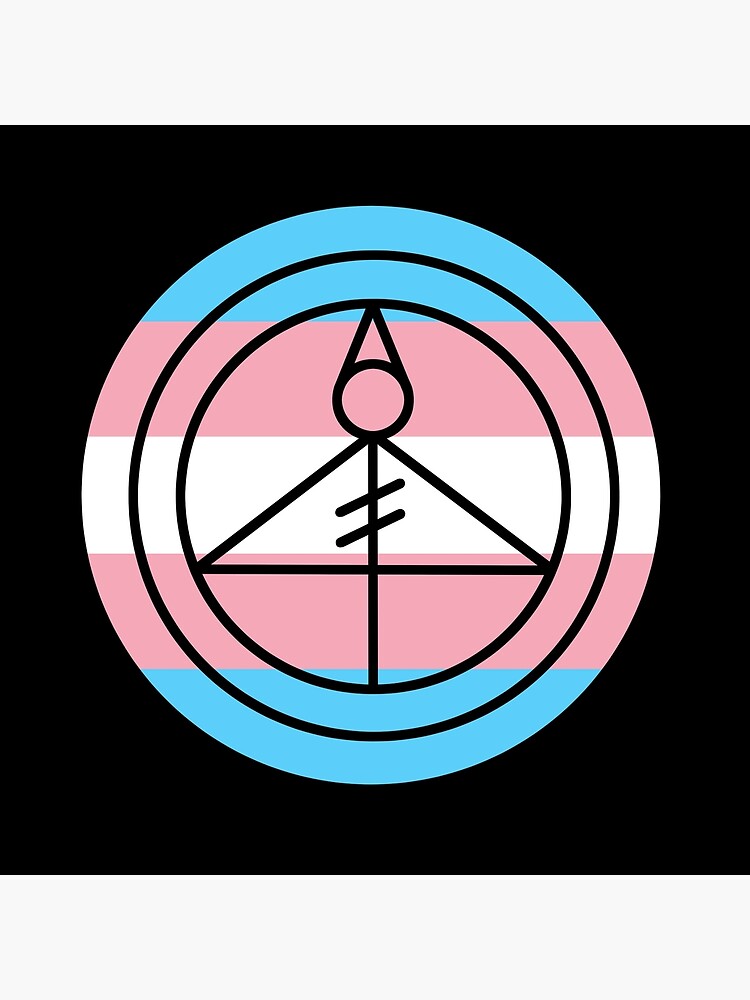 "THE OWL HOUSE GLYPH - TRANS FLAG" Throw Pillow for Sale by alidrawss-1 ...