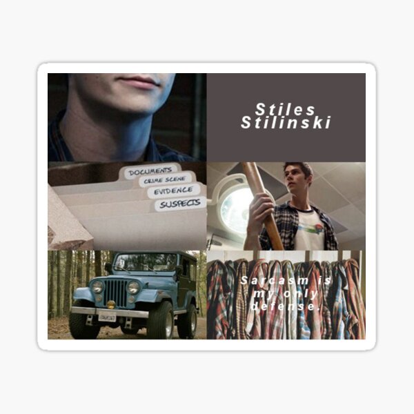 "Stiles Stilinski Aesthetic" Sticker by dexiderivm | Redbubble