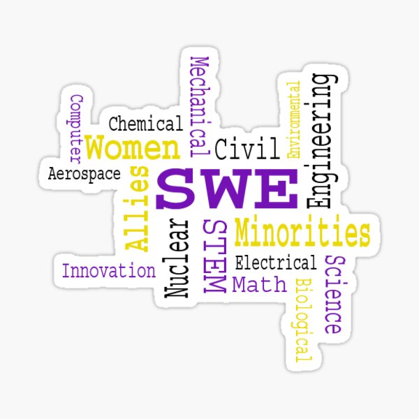 "SWE Word Art" Sticker for Sale by tehnoog | Redbubble