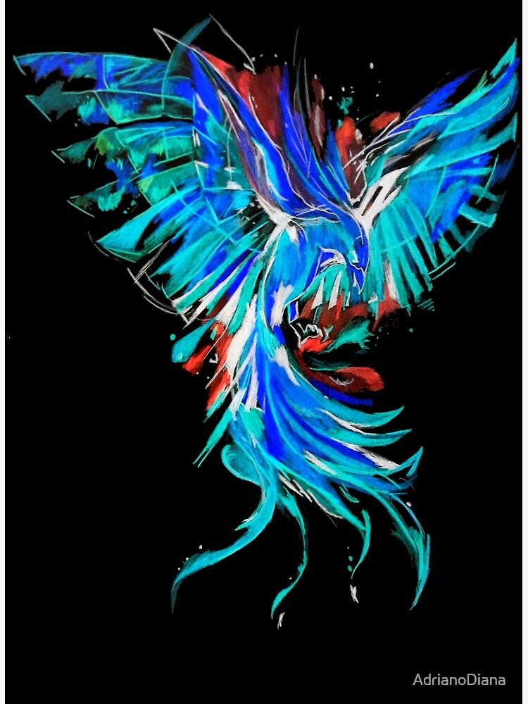 "blue phoenix" Art Print by AdrianoDiana | Redbubble