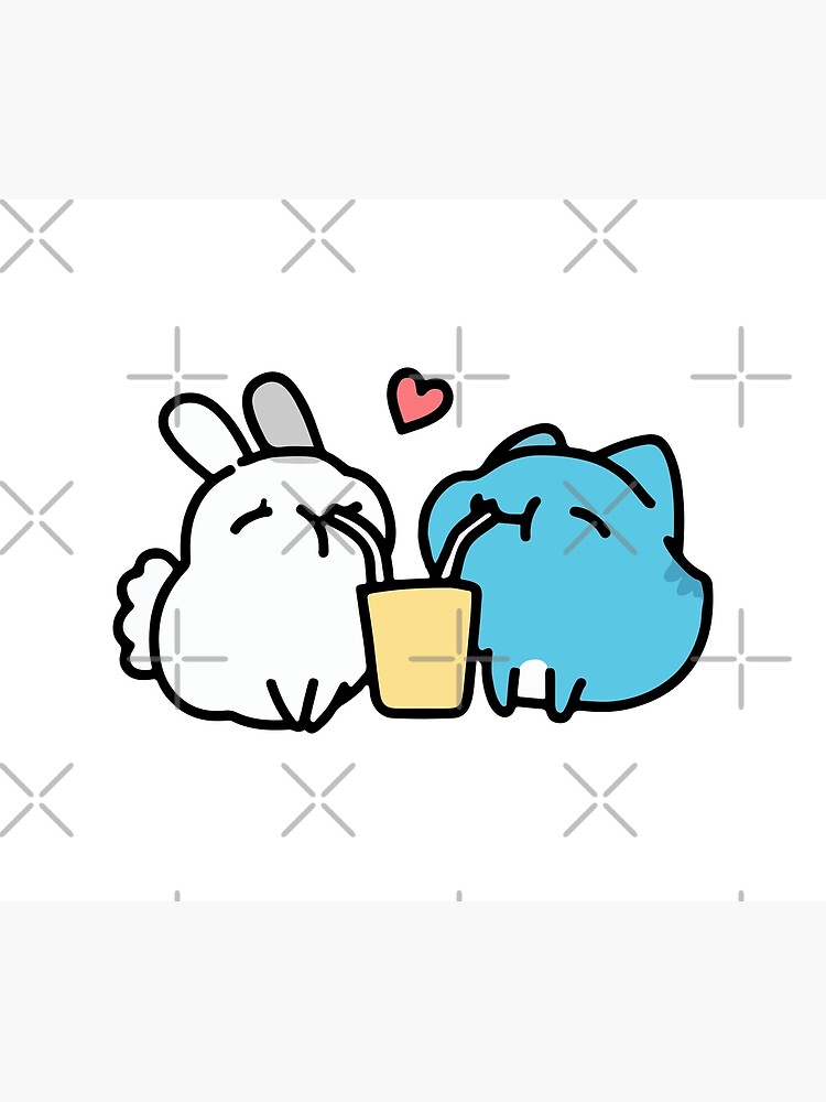 "Funny rabbit, Bugcat Capoo" Poster for Sale by Mochi-Animals | Redbubble