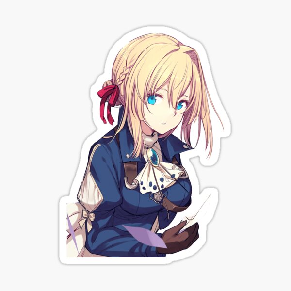 "Violet Evergarden " Sticker by 1piecestore | Redbubble