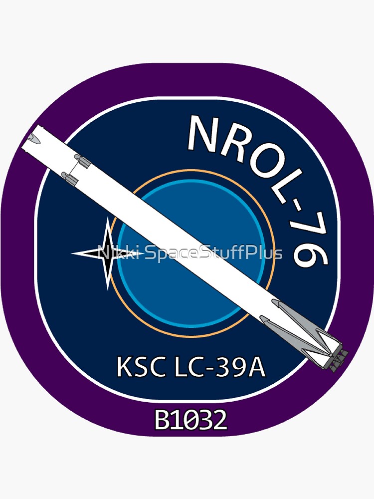 "NROL-76 Launch Team Logo" Sticker for Sale by Spacestuffplus | Redbubble