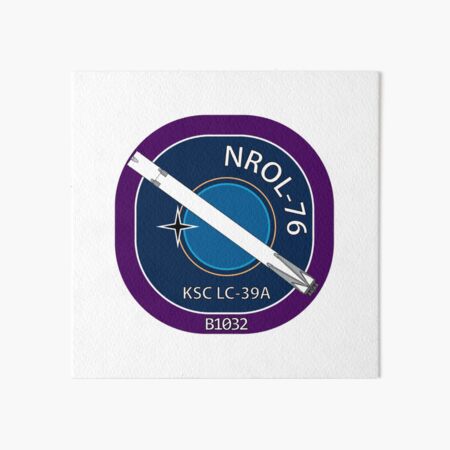 "NROL-76 Launch Team Logo" Art Board Print by Spacestuffplus | Redbubble
