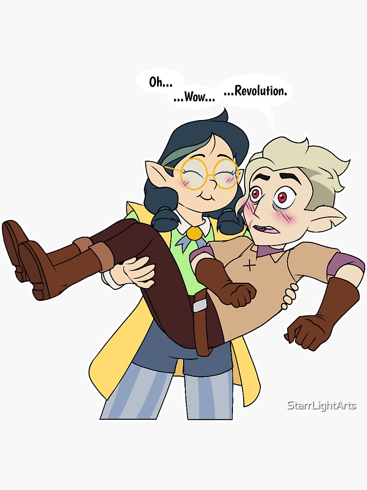 "TOH - Oh Wow Revolution (Hunter x Willow)" Sticker for Sale by ...