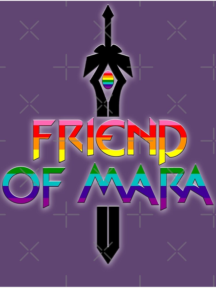 "Friend of Mara | She-Ra Inspired Original 8 Pride Flag" Poster for ...