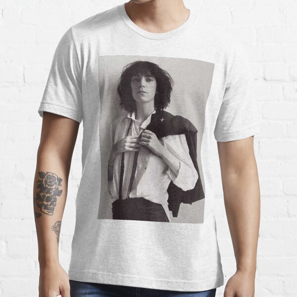 "Patti Smith Horse 1970s" Essential T-Shirt for Sale by marciayoung ...