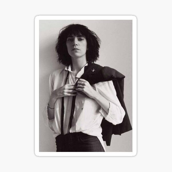 "Patti Smith Horse 1970s" Sticker for Sale by marciayoung | Redbubble