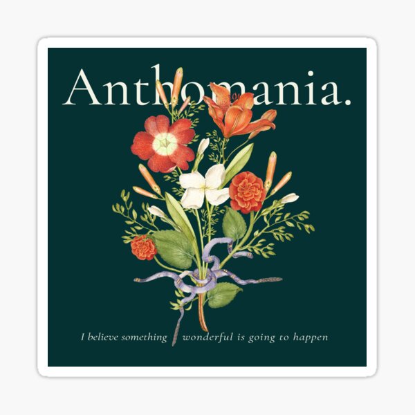 "Anthomania Retro Art Positive Motivational Quote" Sticker for Sale by ...