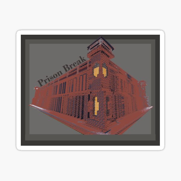 "Prison Break" Sticker for Sale by saltinesleeve | Redbubble