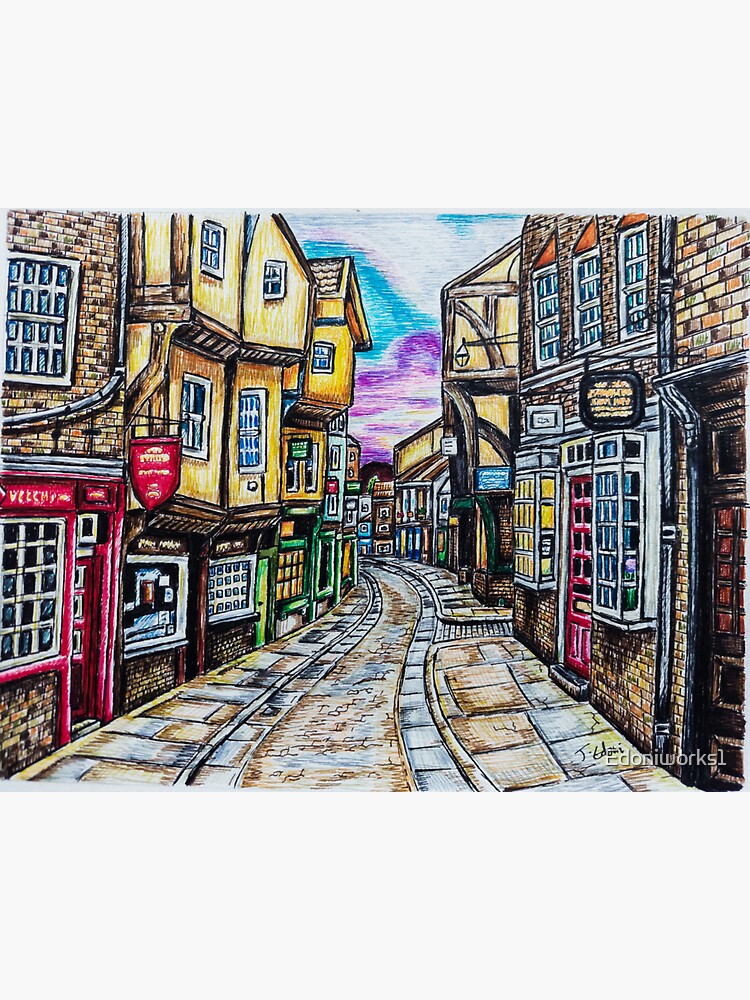 "The Shambles Art" Sticker for Sale by Edoniworks1 | Redbubble
