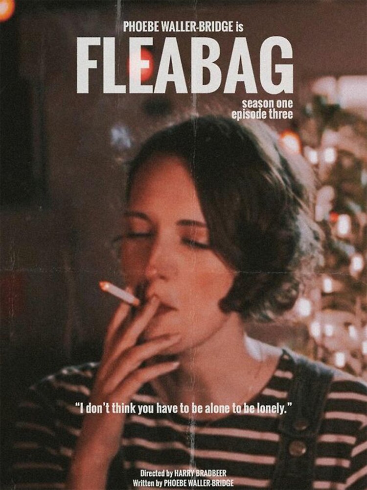 "Fleabag Smoking" Sticker for Sale by hensonbryan | Redbubble