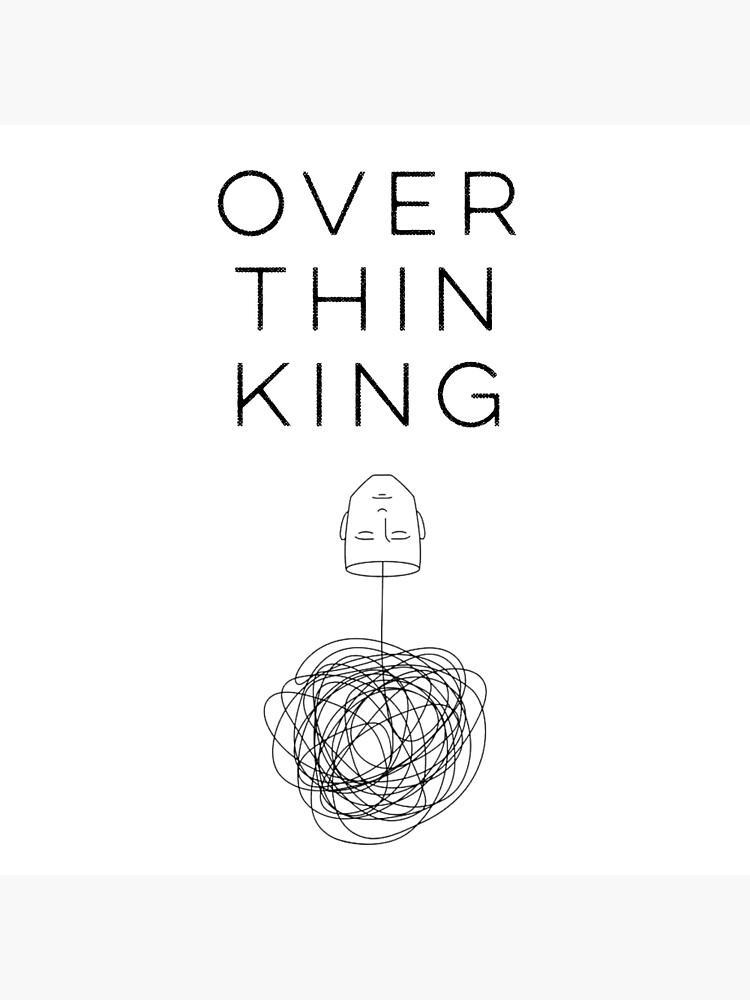 "Overthinking Aesthetic design" Poster for Sale by GYyazid1 | Redbubble