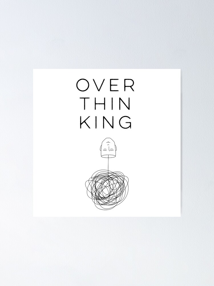 "Overthinking Aesthetic design" Poster for Sale by GYyazid1 | Redbubble