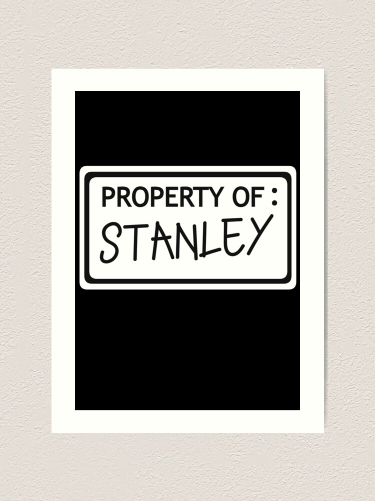 "Written Property of Stanley black background // The Stanley Parable ...
