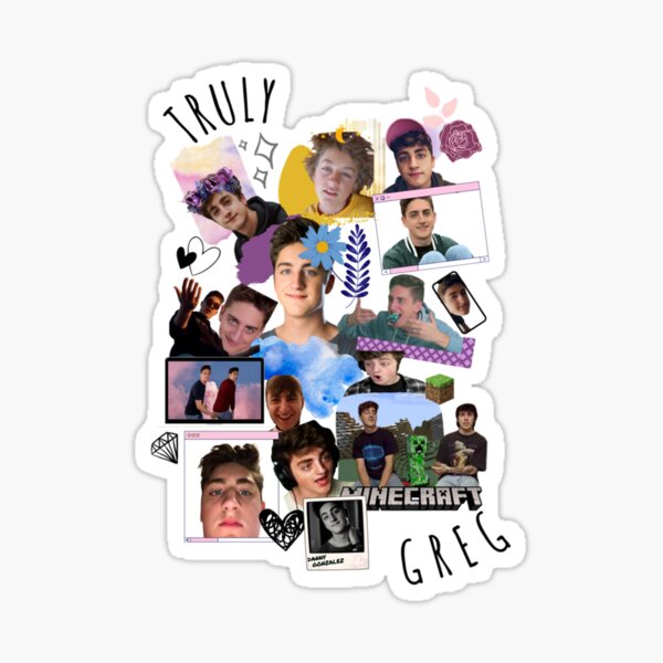 "greg " Sticker for Sale by luludraw | Redbubble