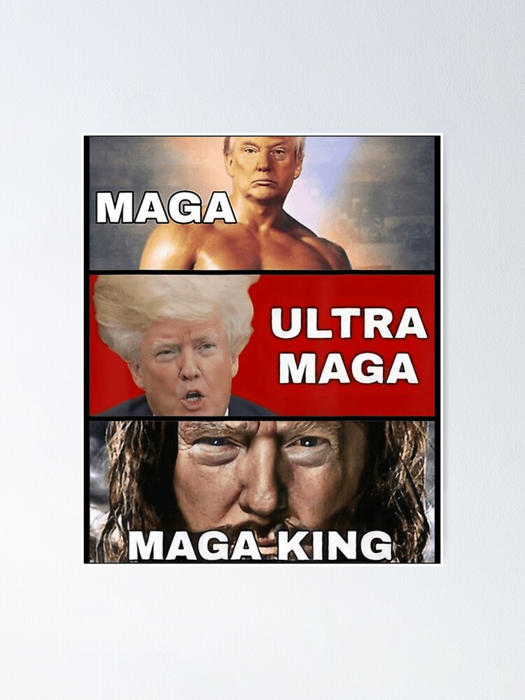 "Anti Joe Biden Ultra Maga The Return Of The Great Maga King 43" Poster ...