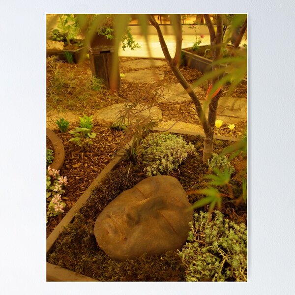 "A Face in the Garden " Poster for Sale by Douglas E. Welch | Redbubble