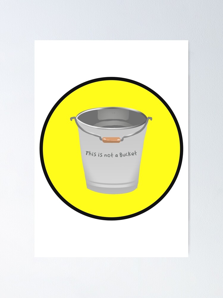 "Bucket Sticker V3 // The Stanley Parable " Poster for Sale by CYBER ...