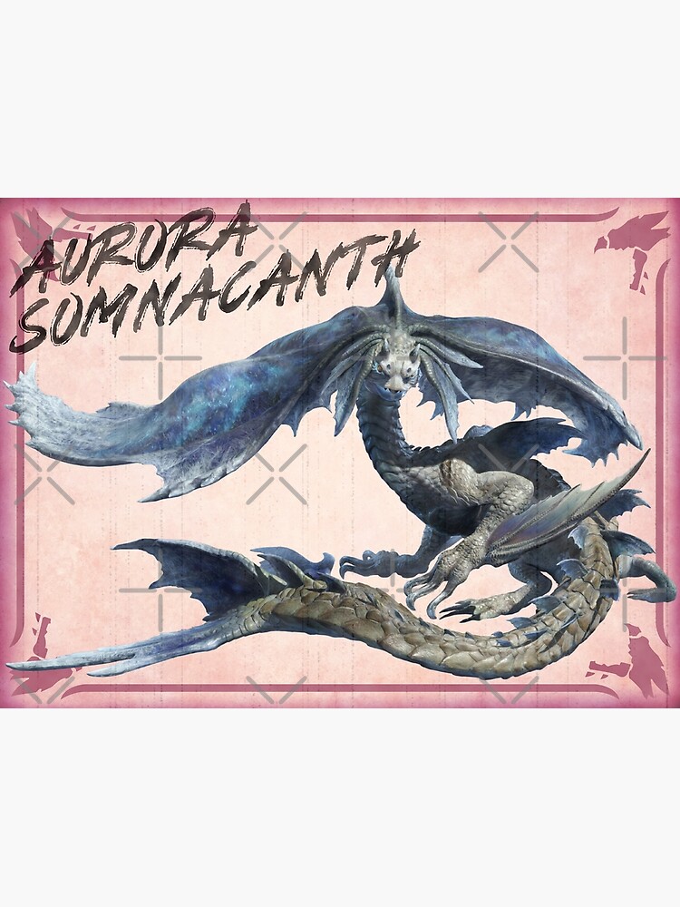 "Monster Hunter Rise: Sunbreak - Aurora Somnacanth" Poster by ...