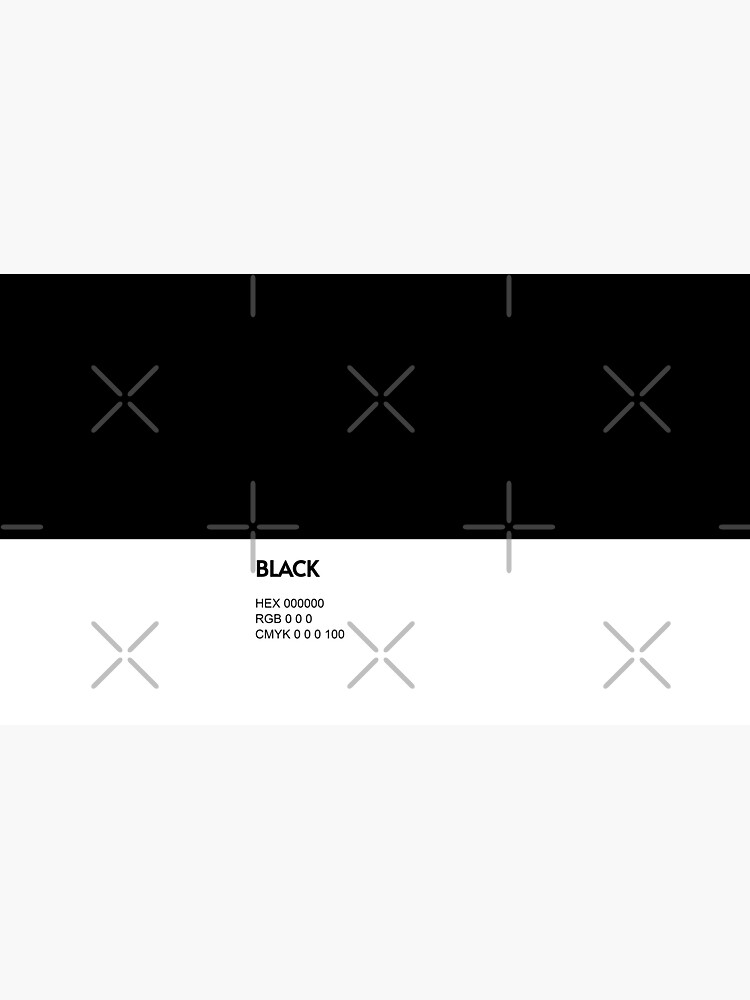 "Black - Color Pantone Colour Design" Sticker for Sale by Shirtlify ...