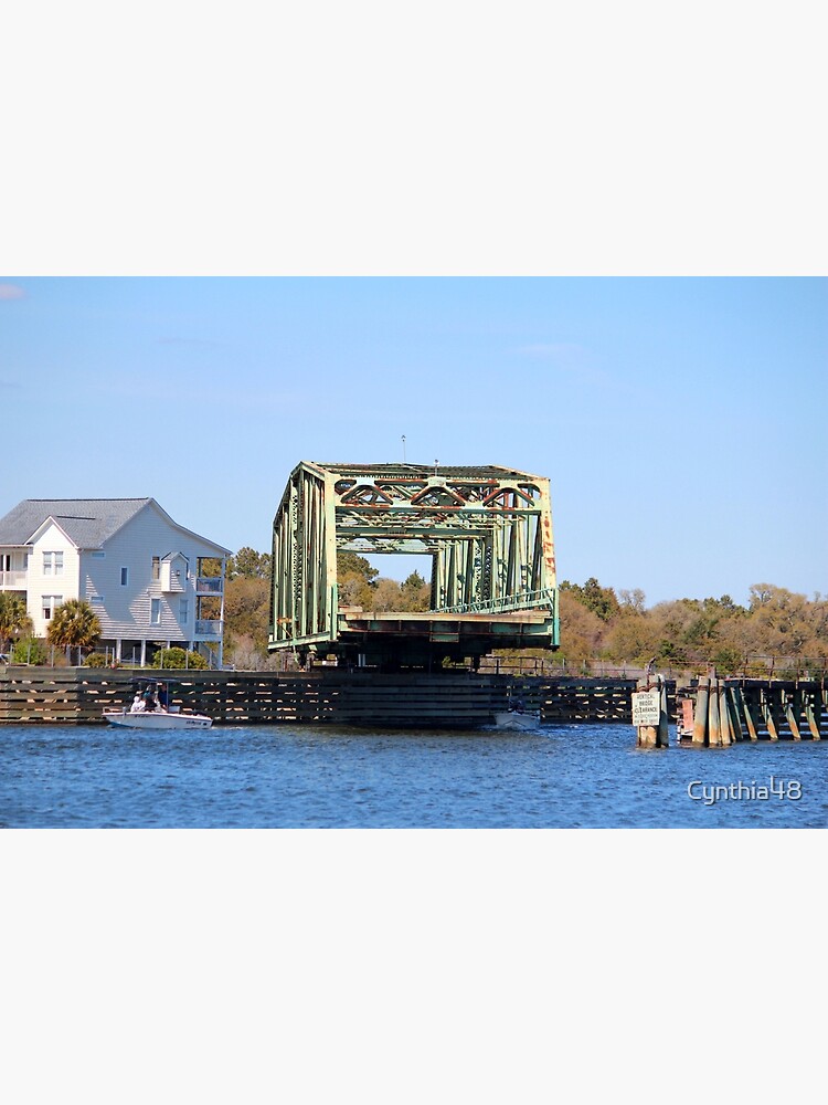 "Swing Bridge Opening" Poster by Cynthia48 | Redbubble