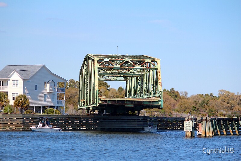 "Swing Bridge Opening" by Cynthia48 | Redbubble