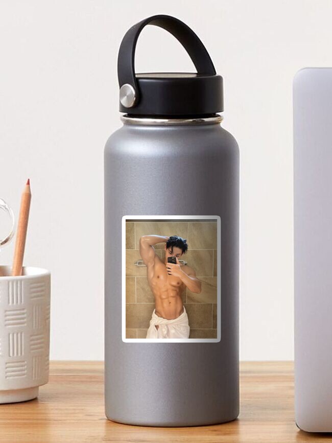 "Wonho showering" Sticker for Sale by OpenMindBoy | Redbubble