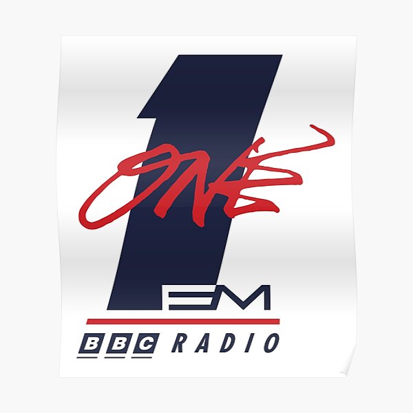 "BBC Radio One logo - 1990-91" Poster for Sale by ANORAKATTIC | Redbubble