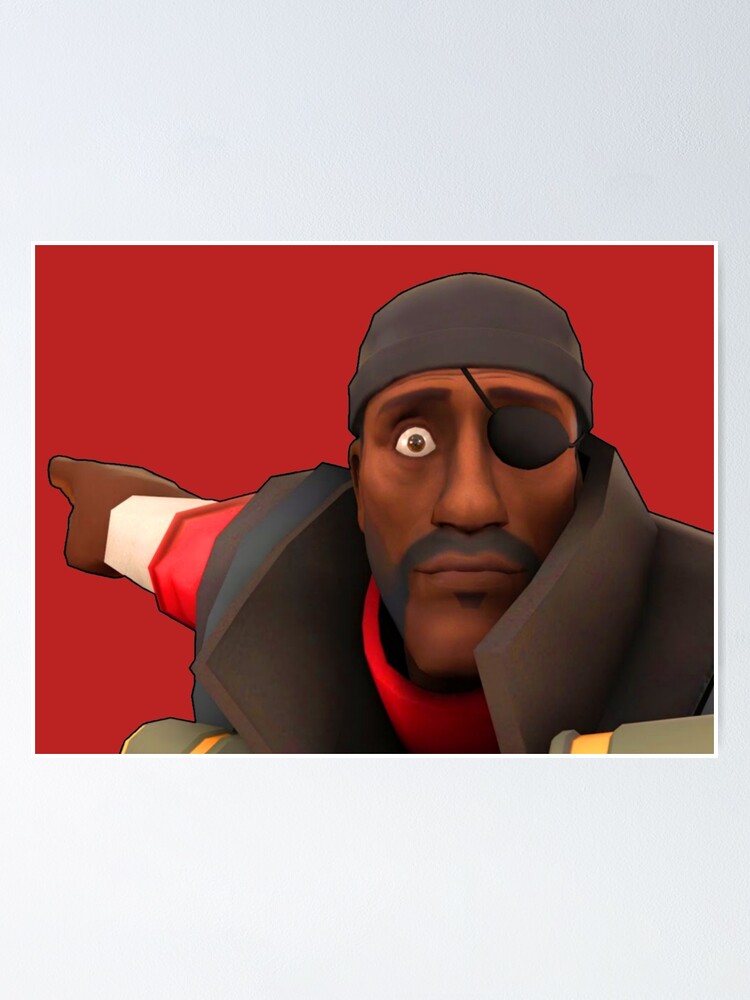 "TF2 Demoman Guys Look!" Poster for Sale by Dragard | Redbubble