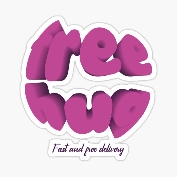 "Free Hug, Fast and free delivery" Sticker for Sale by Maxmoud93 ...