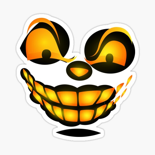 " Evil smile" Sticker for Sale by bilalelamrani | Redbubble