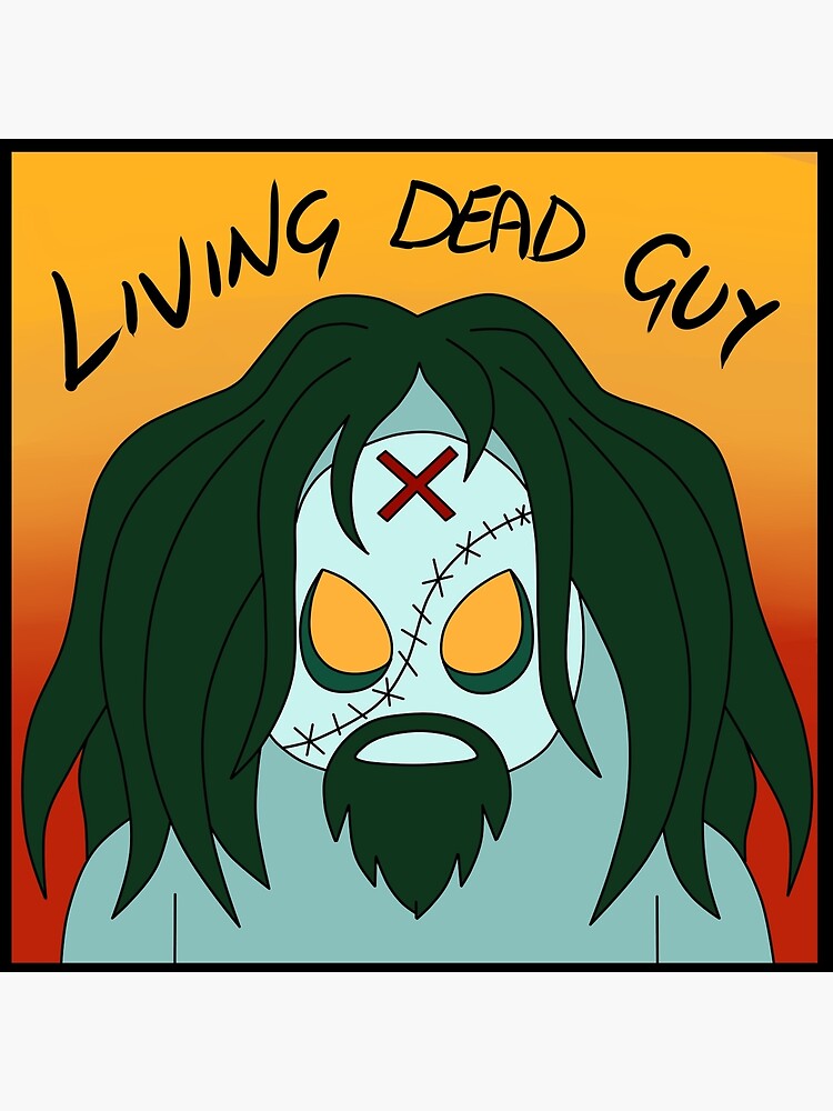 "Zombie Guy" Poster for Sale by JinxyZilla | Redbubble
