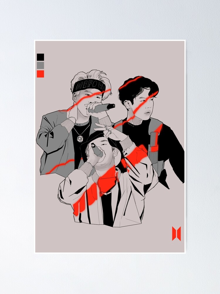"RAPLINE - red tear " Poster for Sale by nefows | Redbubble