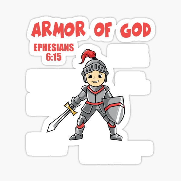 "Put On The Full Armor Of God Christian" Sticker by GCFULLA | Redbubble