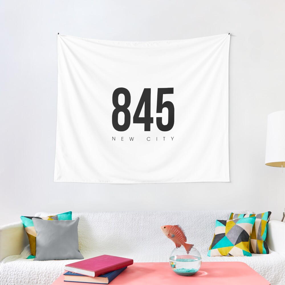 "New City, NY - 845 Area Code" Tapestry by CartoCreative | Redbubble