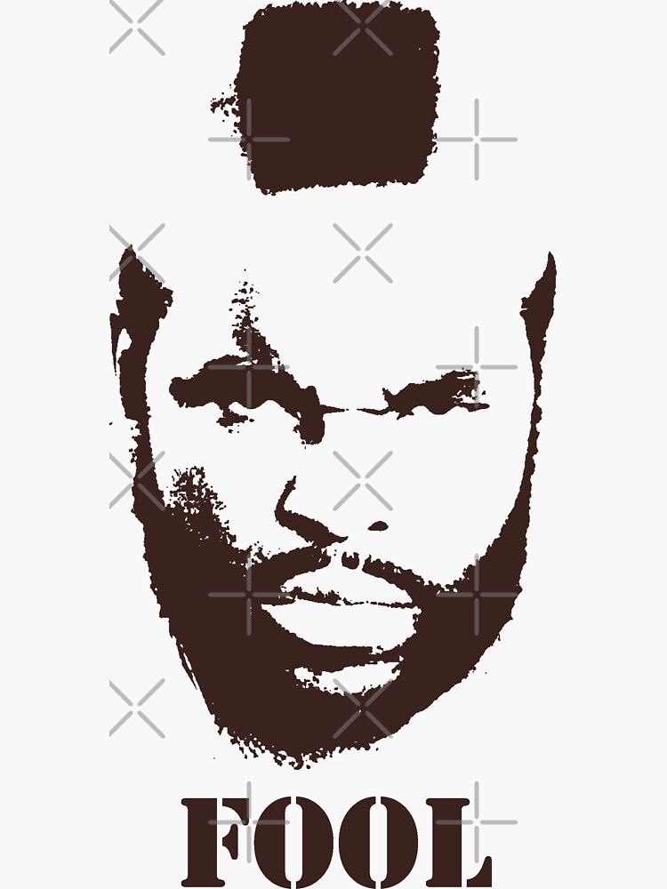 "BA Baracus Fool A Team Tshirt" Sticker for Sale by theshirtnerd ...