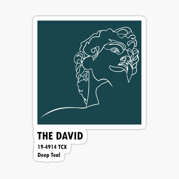 "Sculpture Of David│Italian Renaissance Art│Sculpture Of David" Sticker ...
