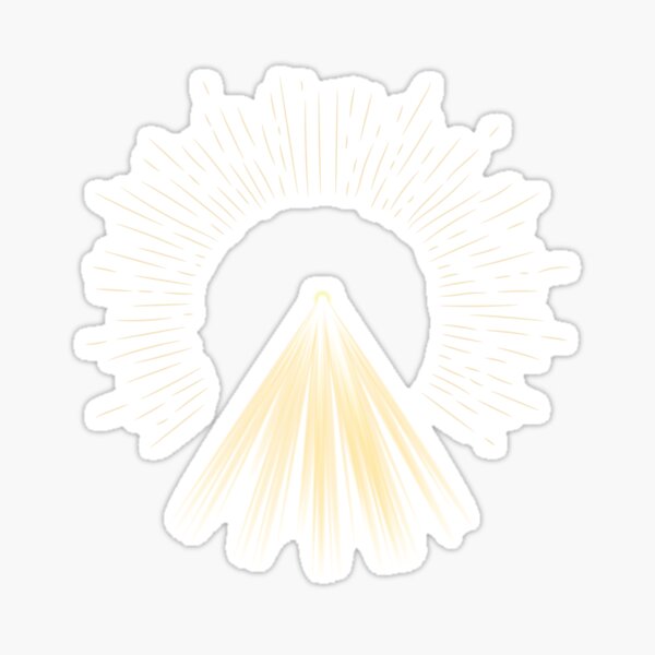 "God's Eye Rays" Sticker for Sale by scapedesign | Redbubble