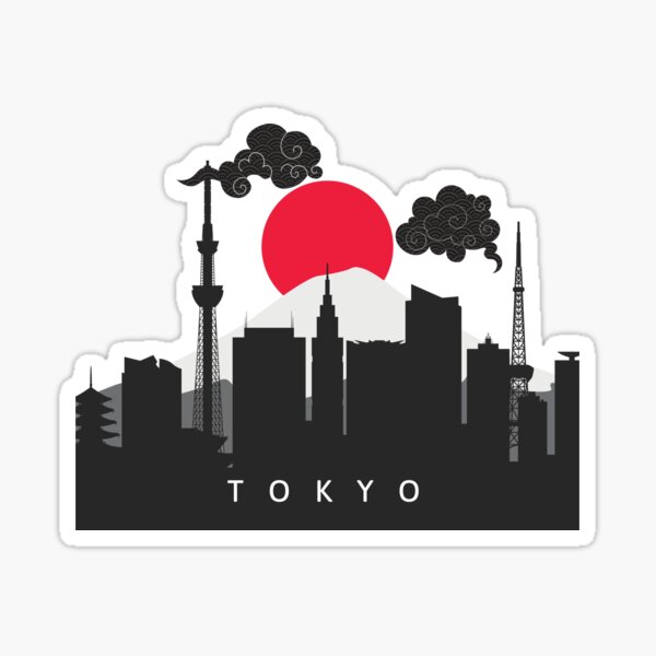 "Japan TOKYO" Sticker for Sale by walidxnh | Redbubble