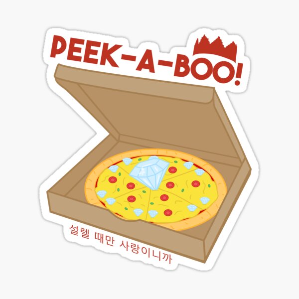 "Peek-peek-a-peek-a-boo" Sticker for Sale by BrunaEsmanhotto | Redbubble