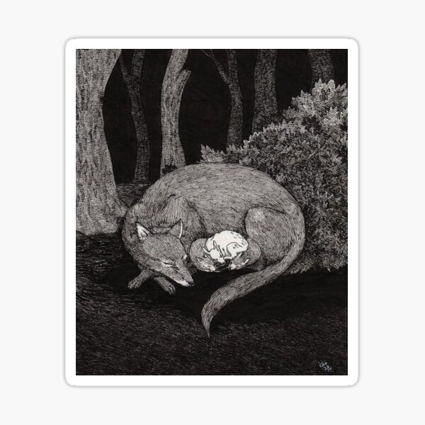 "edward gorey" Sticker for Sale by Flamingomom | Redbubble